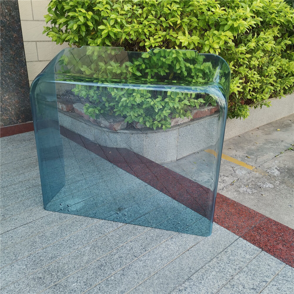 Plastic Blueish Medical Facility Shell Large Thick Acrylic Plastic ...