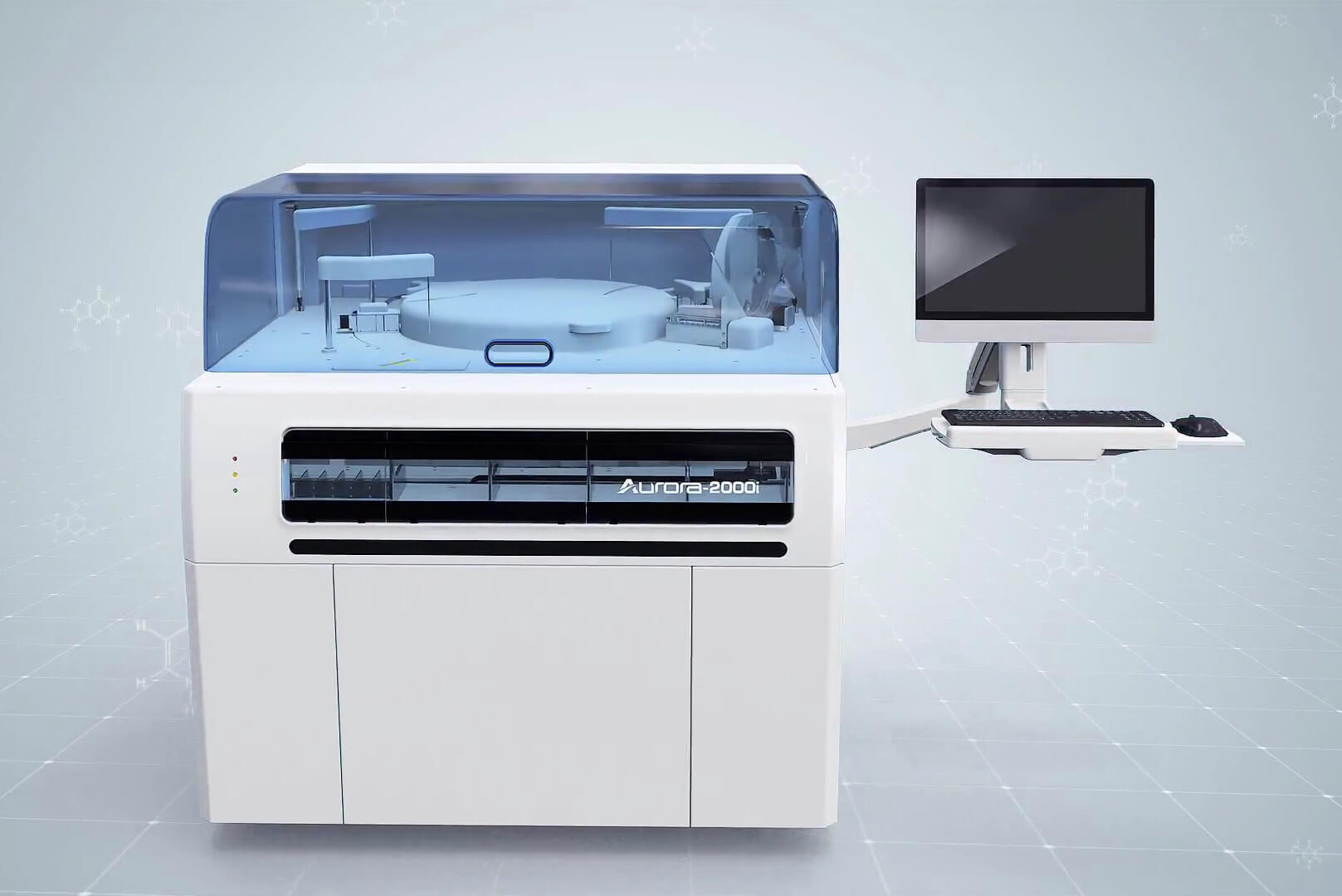 Plastic Blueish Medical Facility Shell Large Thick Acrylic Plastic ...