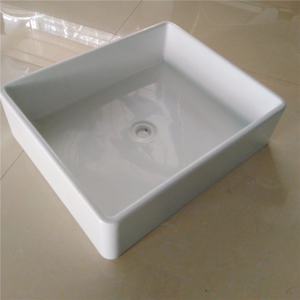 Square Plastic Wash Basin, Thermoformed Plastic Sanitary Ware, Thick ...