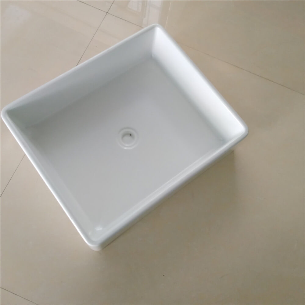 Square Plastic Wash Basin, Thermoformed Plastic Sanitary Ware, Thick ...
