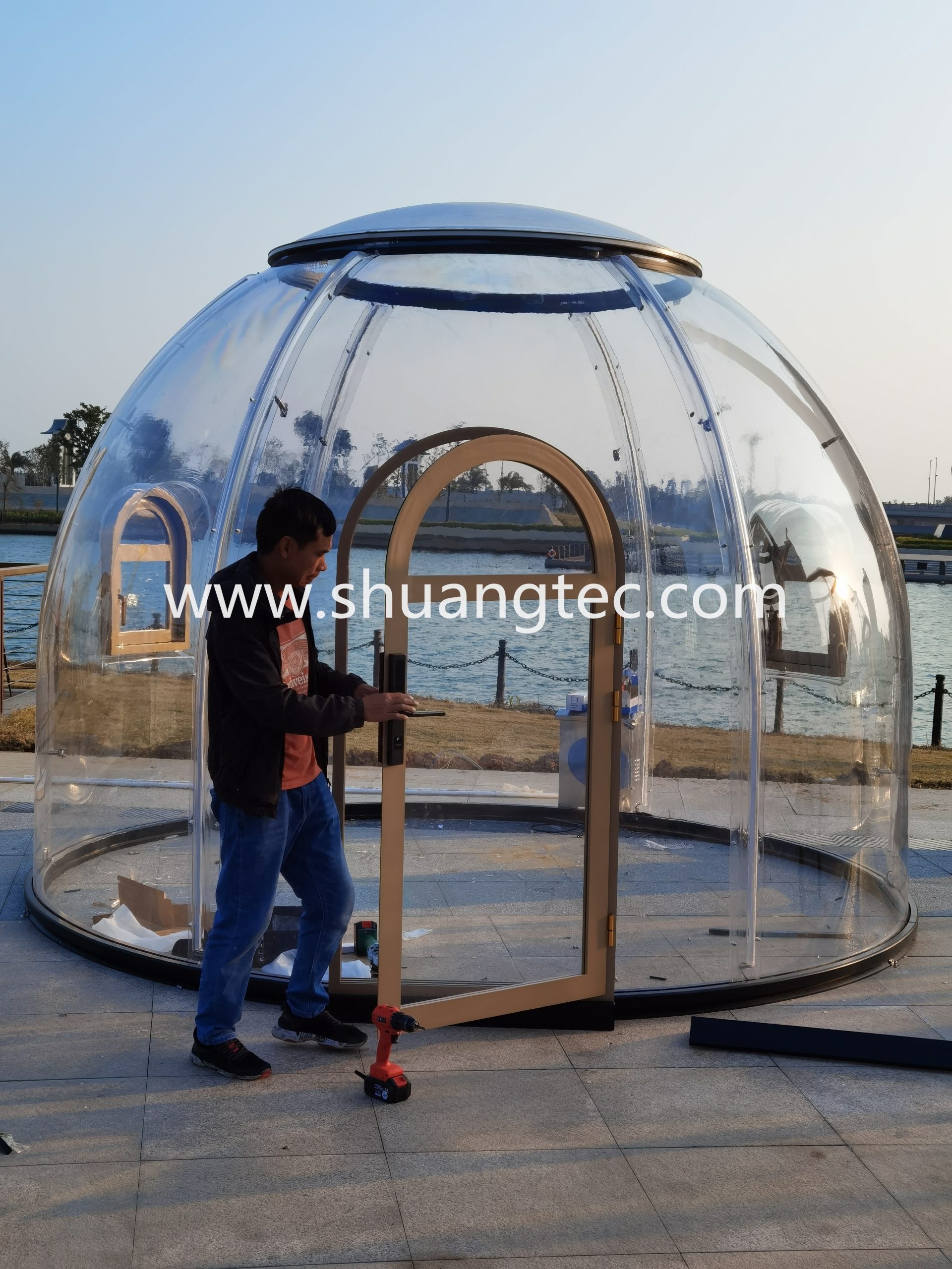 These are the clear PC dome houses we make! - Shuangtec | Vacuum ...